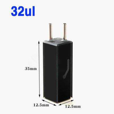 QB24, 10mm, 32ul, Flow Through Cell, for fluorometers, 3 Clear Windows ...