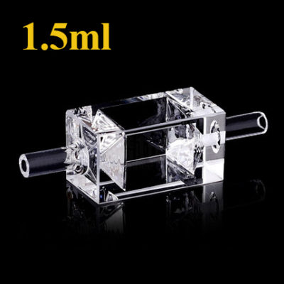QF83, 10mm, 1.5ml, Quartz Flow Through Cell, for Fluorometers, 4 ...