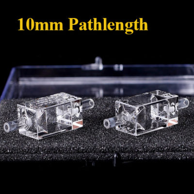 QF83, 10mm, 1.5ml, Quartz Flow Through Cell, for Fluorometers, 4 ...