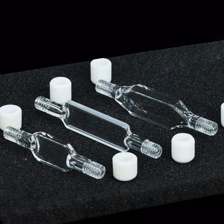 QF120, 1mm/5mm/10mm, Flow through Cell with two ends Screw Threaded ...